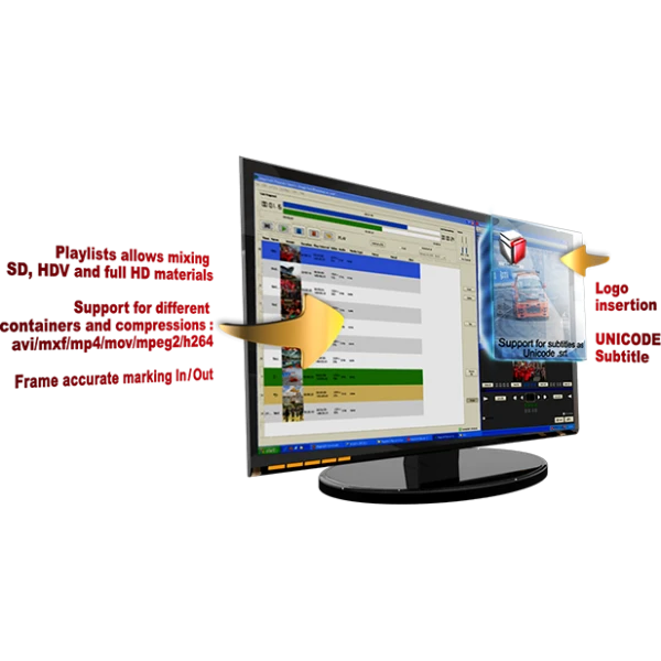 MagicSoft Playout Broadcast Automation Software 4K 1ch